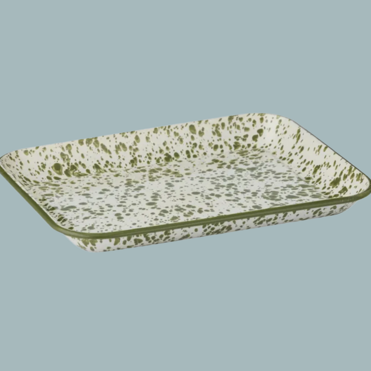 Enamel Splatter Tray - Rectangle – The Boathouse Home